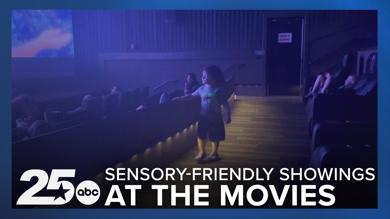 Sensory-friendly showing allows people with disabilities to go to see a movie