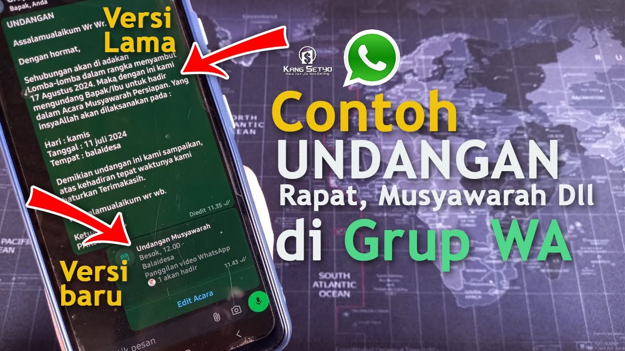 Contoh Undangan Rapat di Grup Wa Terbaru !