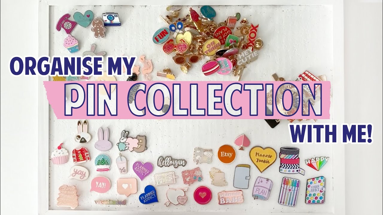my enamel pins 😍 making my own PIN COLLECTION DISPLAY! budget proof and great decor item! pin board