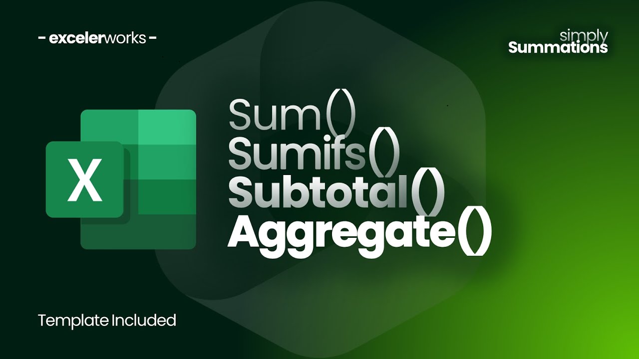 Microsoft Excel Sum Functions