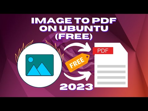 HOW TO CONVERT IMAGE TO PDF ON UBUNTU LINUX IN 2023! | NO DOWNLOAD REQUIRED! | 100% FREE