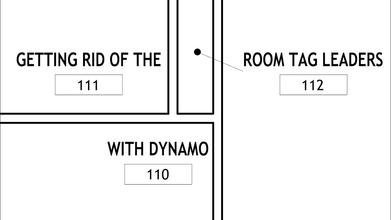 Dynamo Tutorial | Revit Room Tag Leaders | Dynamo Python | Revit Python