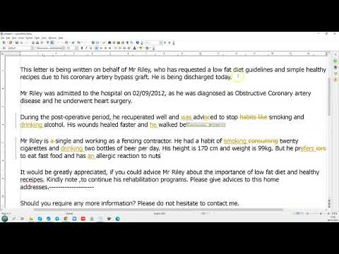 OET Write Now: Letter 5