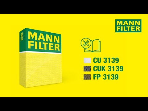 How to change a cabin air filter by MANN-FILTER | CU 3139 - CUK 3139 - FP 3139