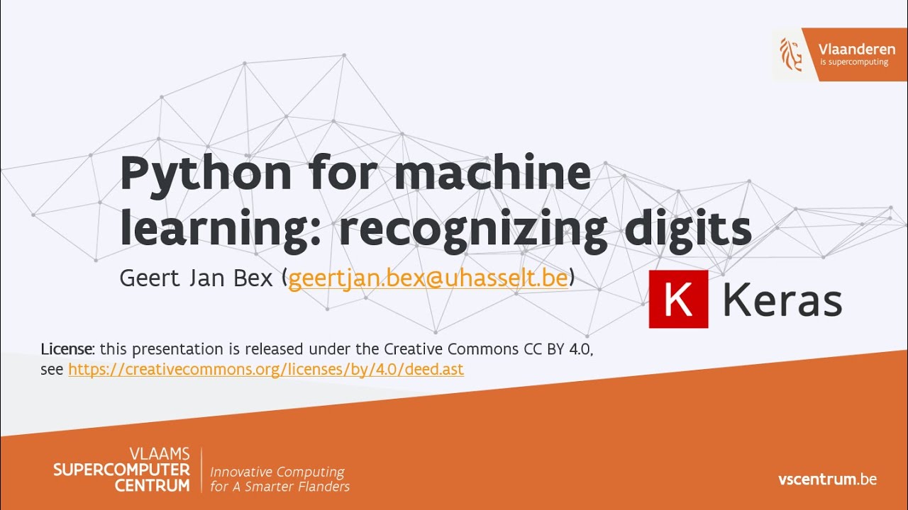 05. Python for machine learning: recognizing digits using keras