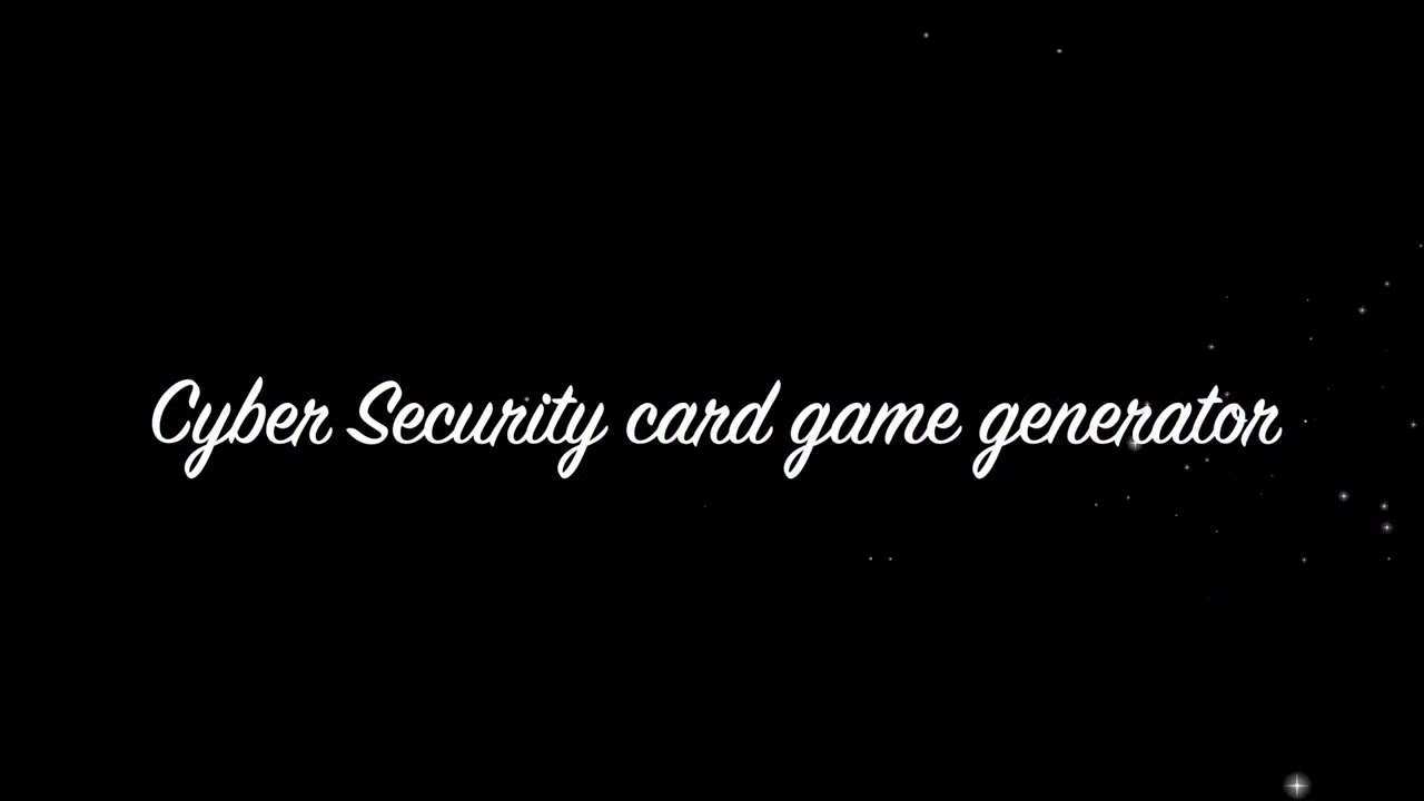 cardgenerator - devpost submission