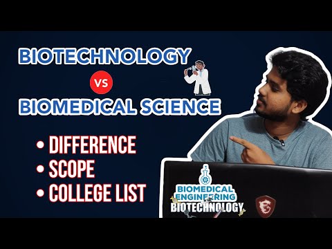 Biotechnology Vs Bio medical Engineering | which is Best for You | Scope & College list | In Tamil |