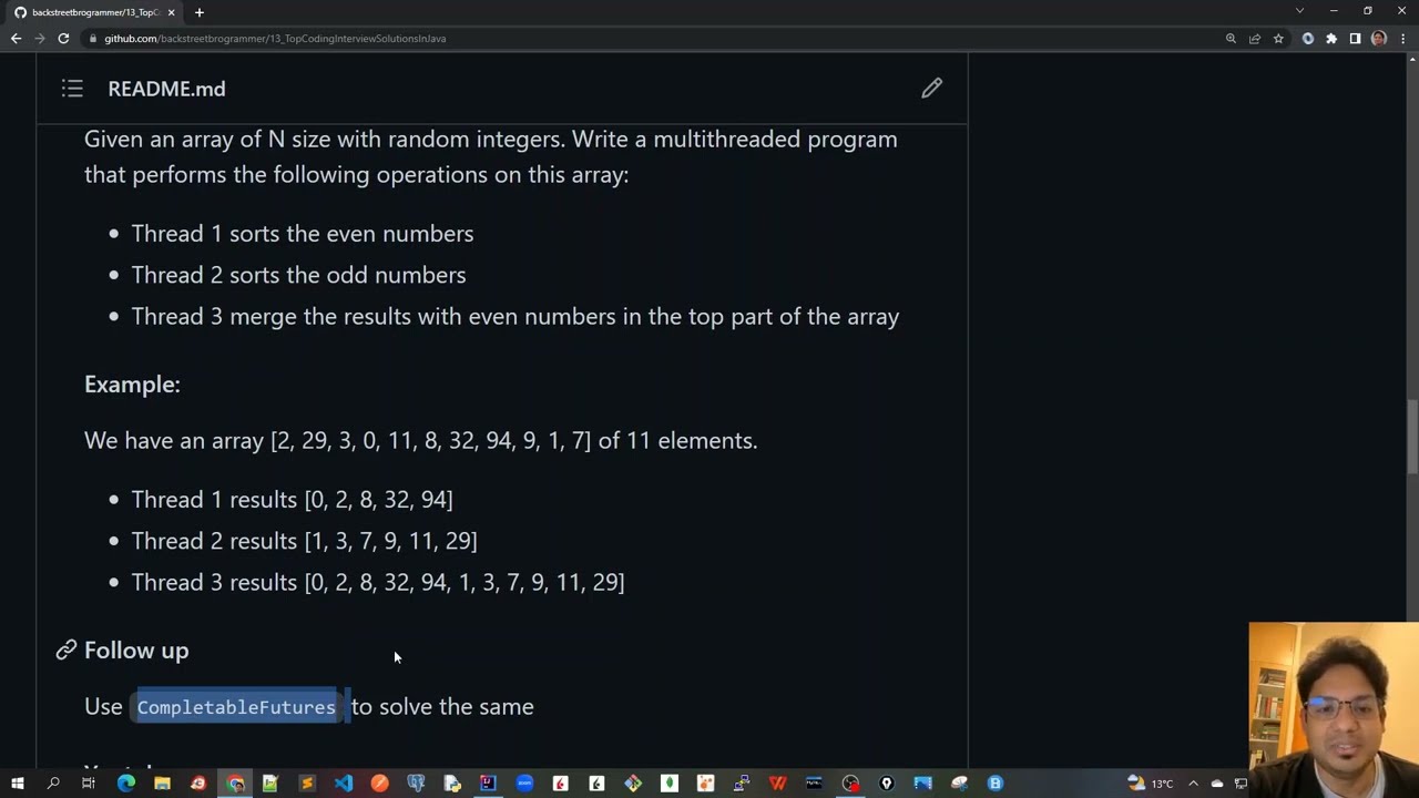 05 - Sort and Merge using multithreading - SOLUTION - Code Demo 3