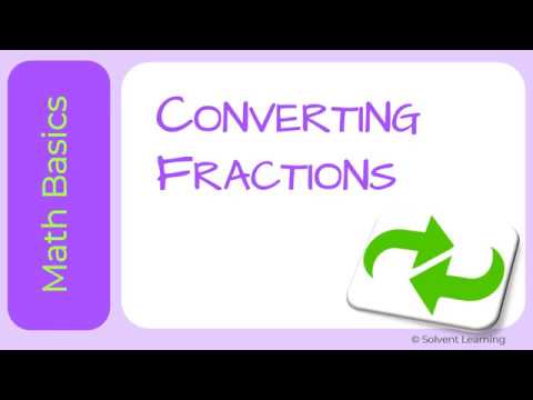 Converting Between Mixed and Improper of Fractions
