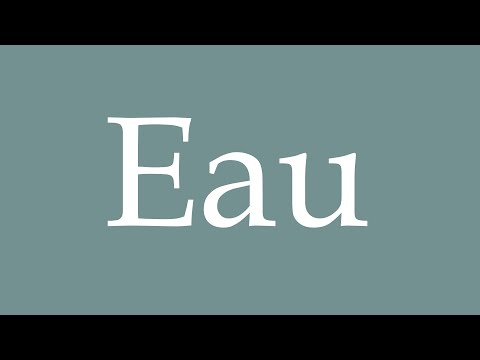 How to pronounce ''Eau'' correctly in French