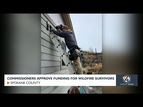 Commissioners approve funding for wildfire survivors