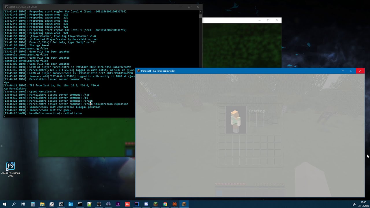Minecraft Player Crasher Plugin [SRC + DL] XD