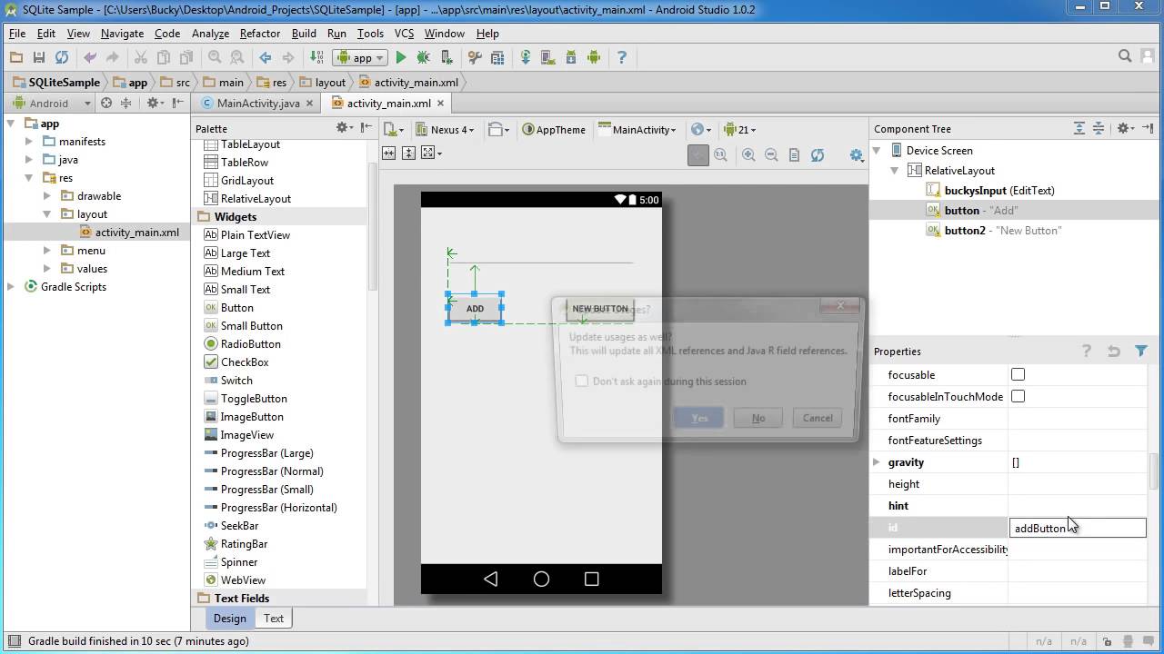 Android App Development Lesson   49   Saving Data with SQLite