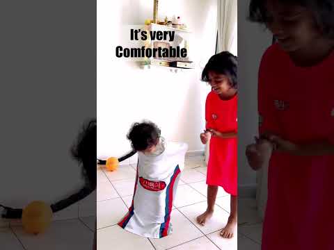 Daddy's Little Style Squad: Babies Wear Dad's T-Shirts #baby #style #fatherlove #trendingshorts