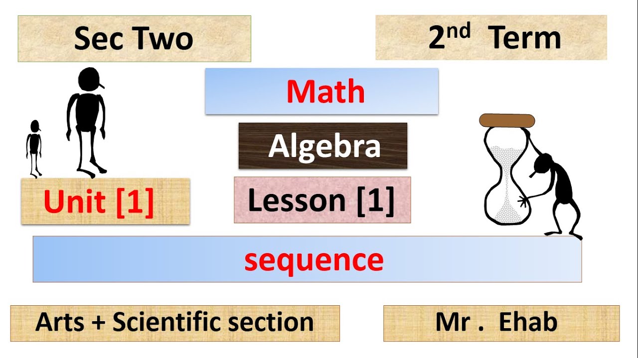 SEC 2 - ALG - L 1  - UNIT 1 - SEQUENCE -  SECOND TERM  - MATH