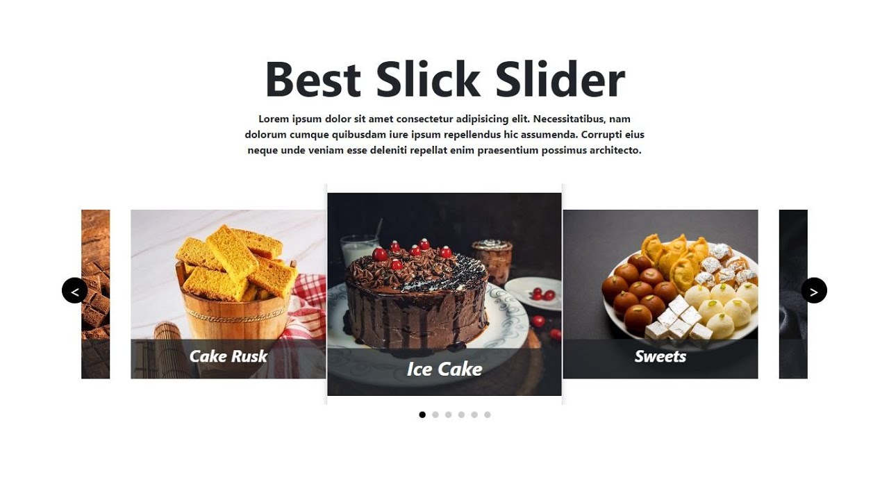 Create A Responsive Slick Slider Using Html Css & JQuery | Source Code 👇