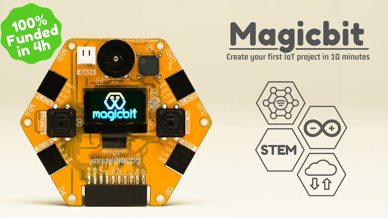 MAGICBIT - Create your first IoT project in 10 minutes