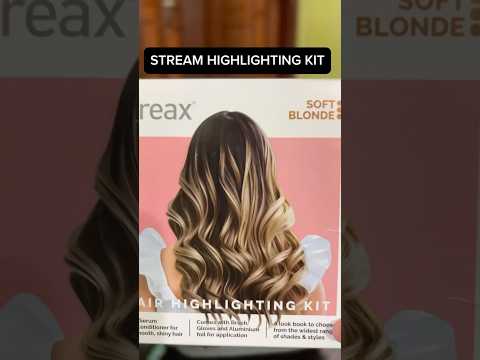 STREAX HIGHLIGHTS KIT REVIEW SOFT BLONDE #trendingshorts #makeup #youtubeshorts #ytshorts