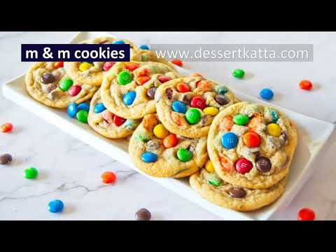 m & m cookies recipe | How to make m&m cookie at home | Homemade m&m cookies