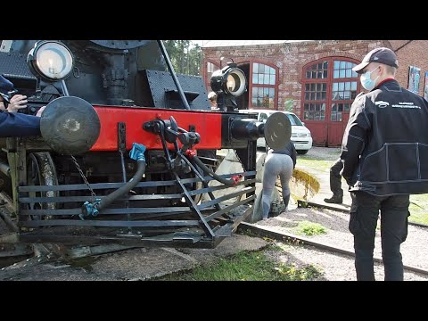 Museum Steam locomotive and turntable.