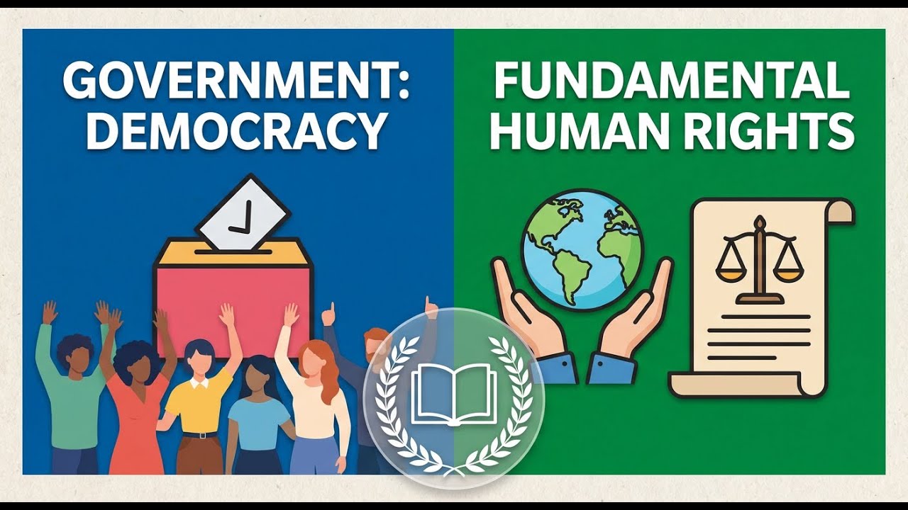 Democracy and Fundamental Human Rights Explained | Government Class