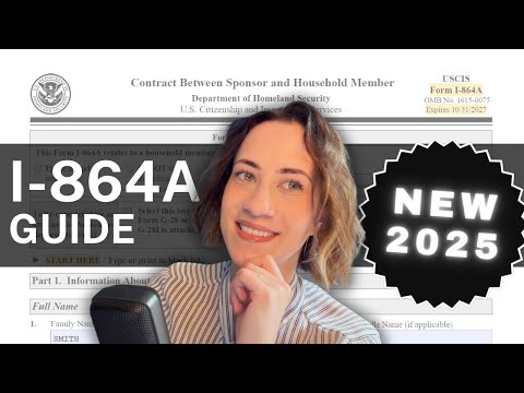 I-864A NEW 2025 GUIDE
