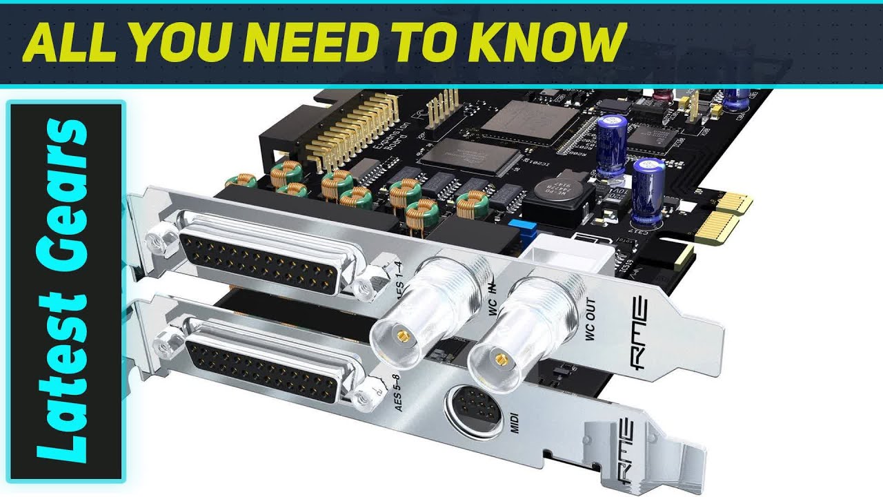 RME HDSPe AES: The Ultimate Pro Audio AES Card