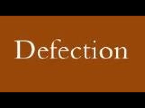 Defection means