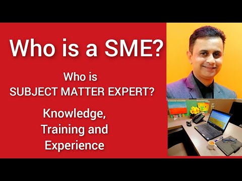 Who is a SME? Subject Matter Expert? #usfda #audit #pharma #expert #knowledge @PHARMAVEN