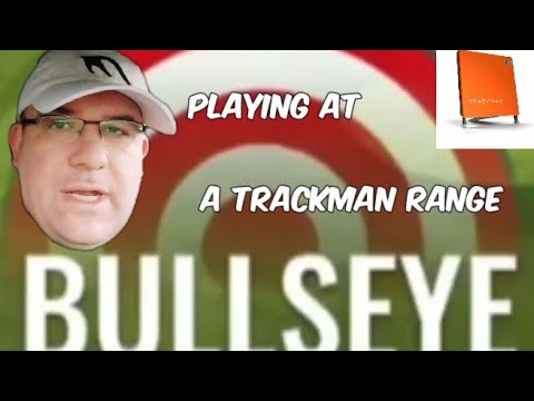 Stupid Rain. Playing Bullseye on a Trackman range with the coolest thing in the world at the end. 🤖