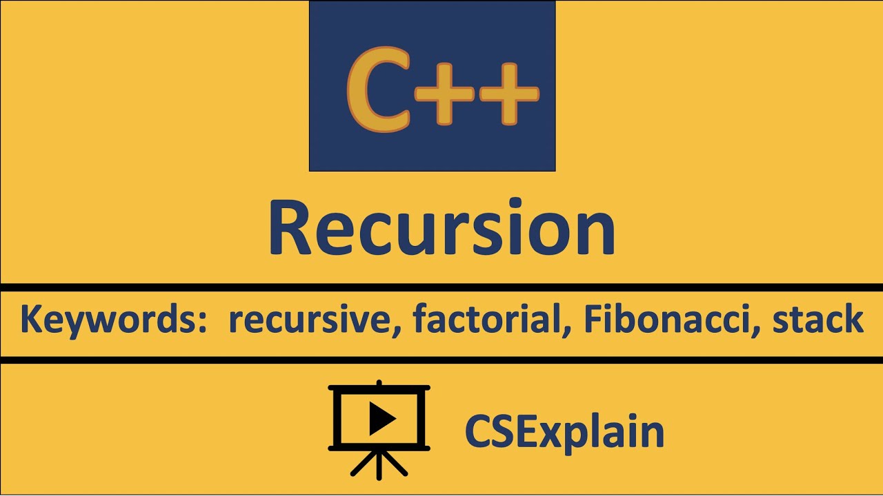 Recursion C++