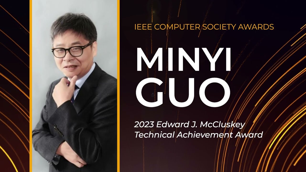 Minyi Guo, Edward J. McCluskey Technical Achievement Award Recipient