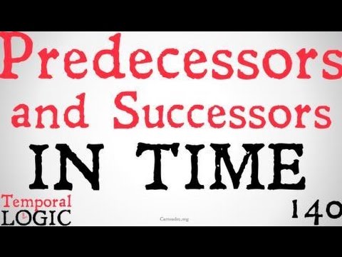 Predecessors and Successors (Temporal Logic)