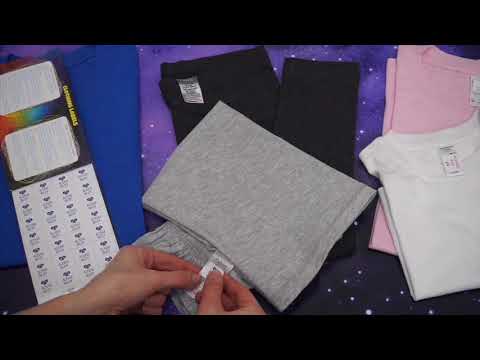 Stick on Clothing Name Labels