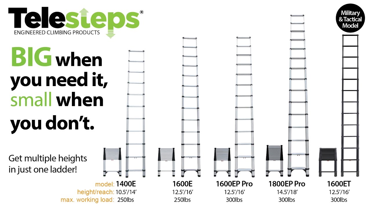 Telesteps Extension Ladders