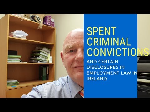 Spent Criminal Convictions and Certain Disclosures Law, 2016