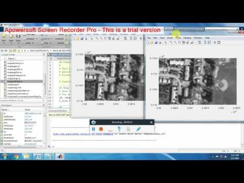 MATLAB HALF RESOLUTION GEOREFERENCED IMAGE