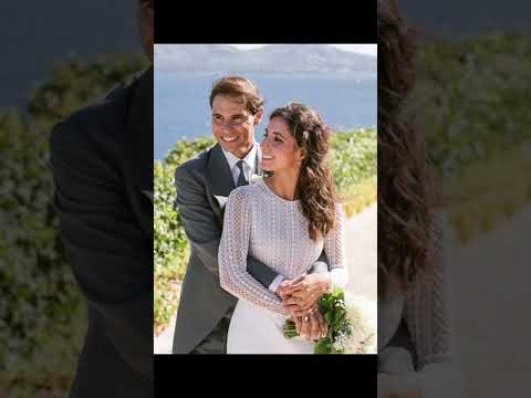 Rafael Nadal with his beautiful wife 馃挐馃敟 #rafaelnadal