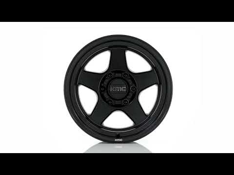 Kmc Km728 Lobo Wheels Rims 17x8.5 6x120 Matte Black -10mm ...