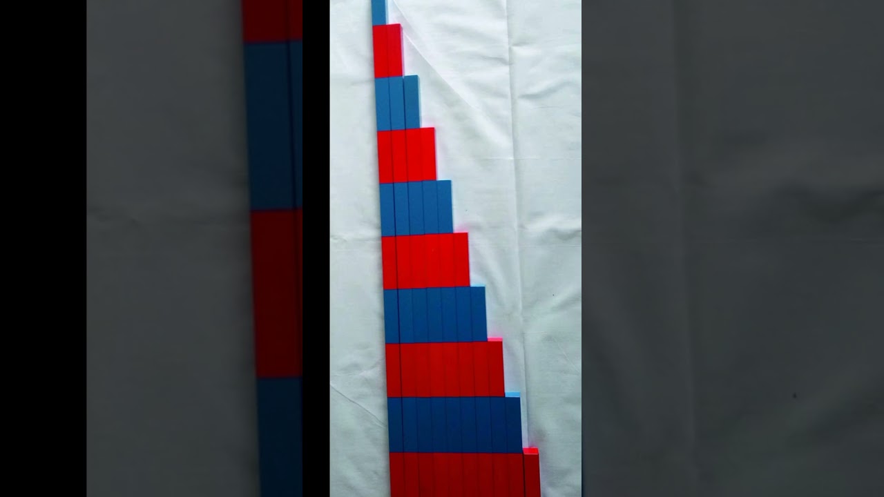 #Maths # concept ##1 to 10#quantity#whole ##separateMontessori TTC #Number rods