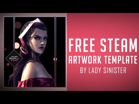 FREE STEAM ARTWORK TEMPLATE! FANTASY THEMED #4