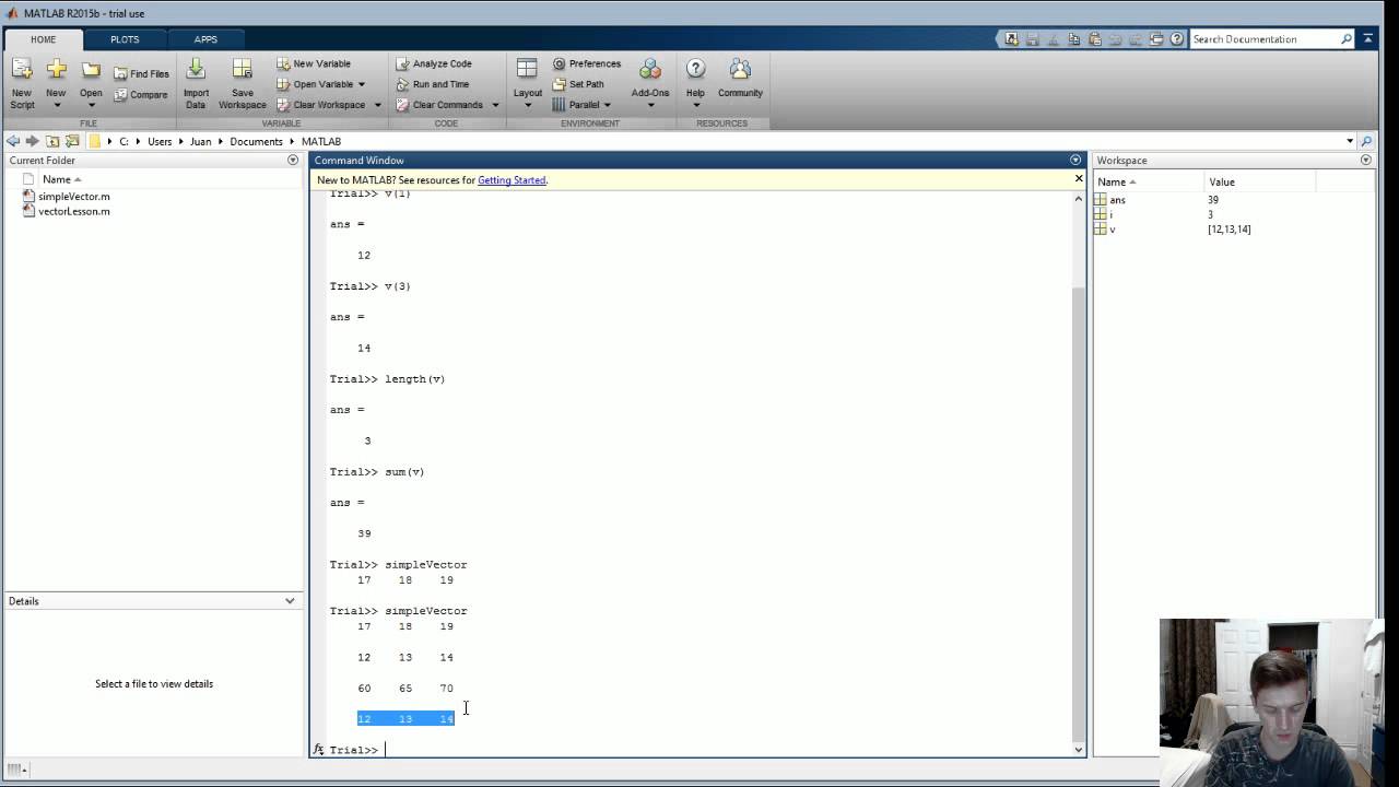 Vectors and Vectorized Code