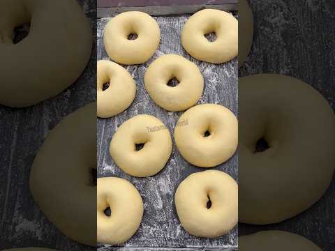 Easy Donut🍩 Shape Technique #tastemadeworld #trending #donuts #food #newtoyou #doughnut #bomboloni