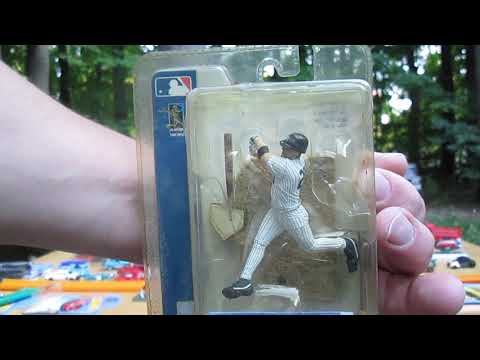 Jason Giambi McFarlane MLB New York Yankees action figure Unboxing and Review