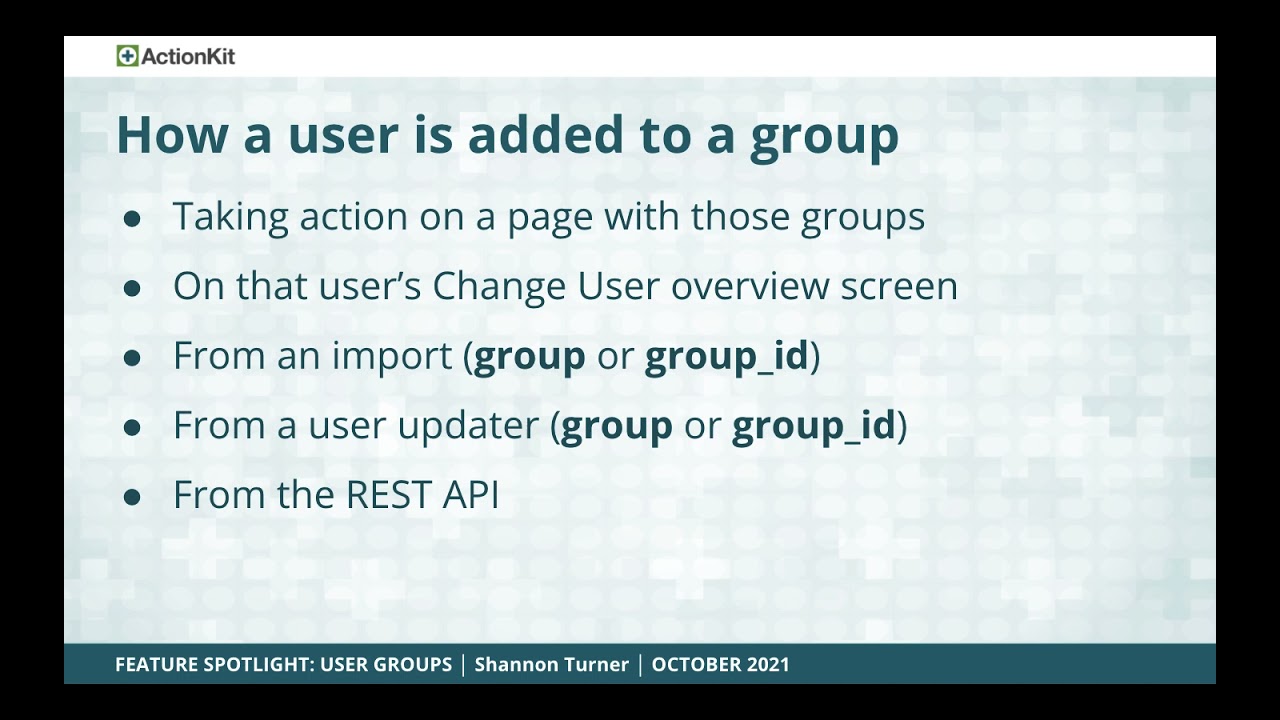 Feature Spotlight: Tags & User Groups