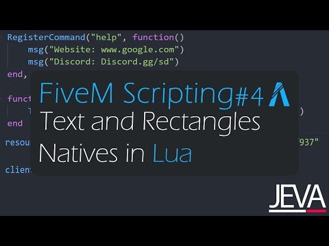FiveM Scripting 4 - Text and Rectangles Natives