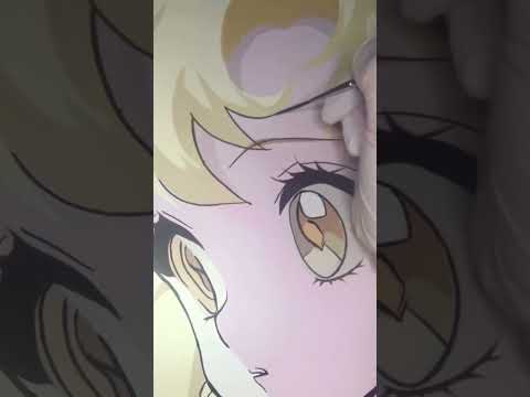 Captivating Anime Character Painting 🎨✨ - Artistic Journey #handpainted