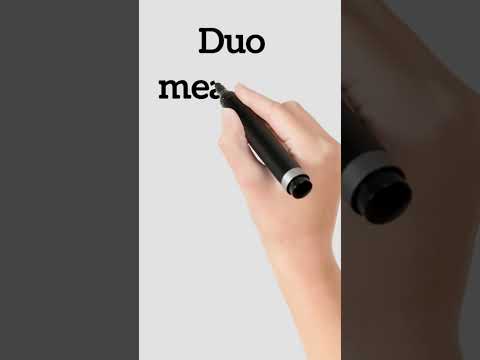 Duo meaning in hindi|| Duo ko hindi mein kya kahte hain #english #shorts