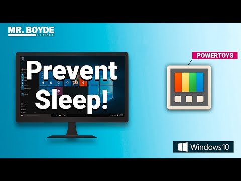 How to Prevent your PC from Going to Sleep using Windows PowerToys (Windows 10)