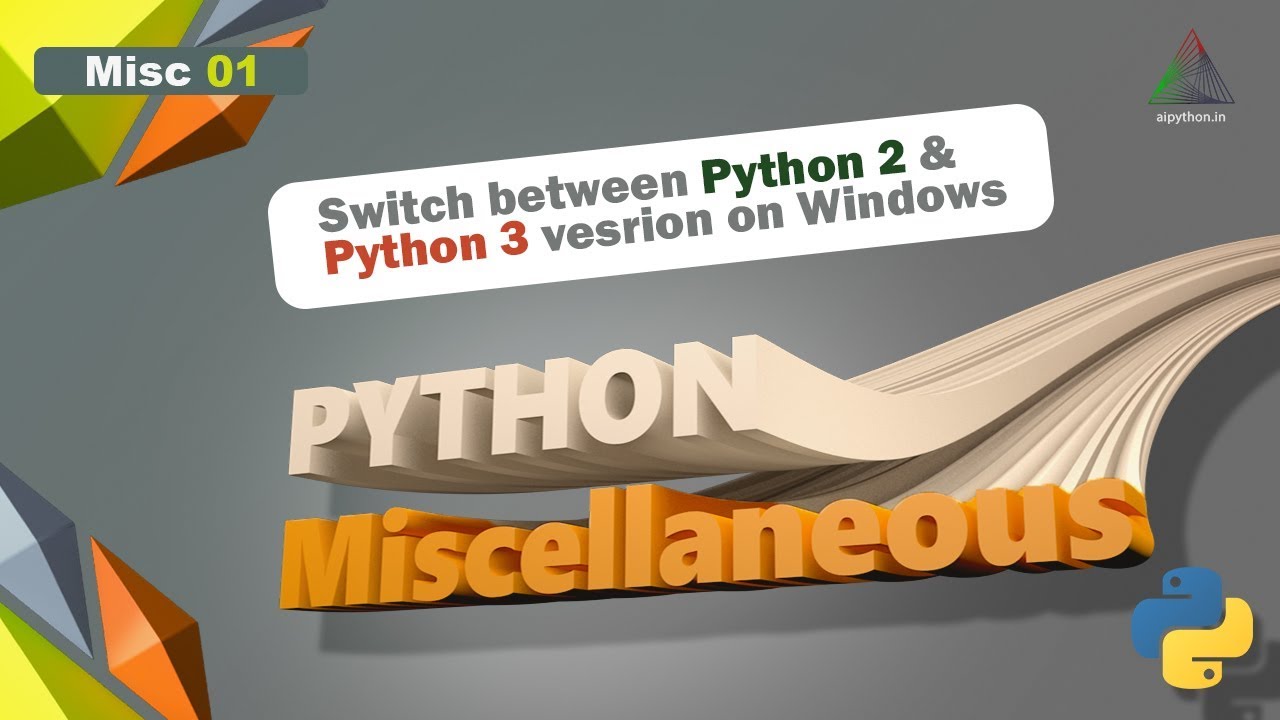 Python Tips 1 | Easily switch between python 2 and python 3 | Python version